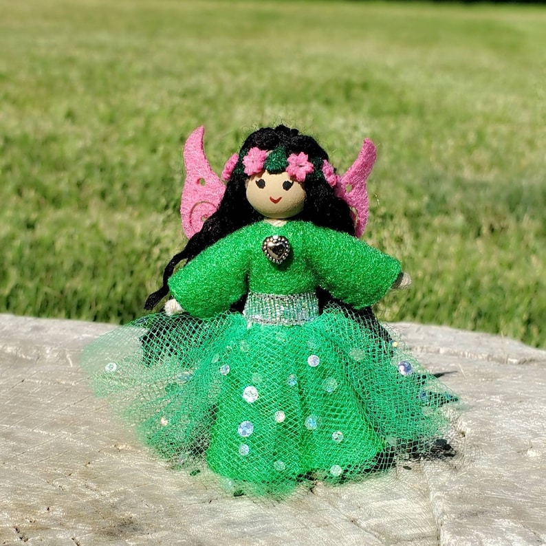 Mini Fairy Doll Toy Flower Fairy Handmade Small Fairy Doll - Etsy