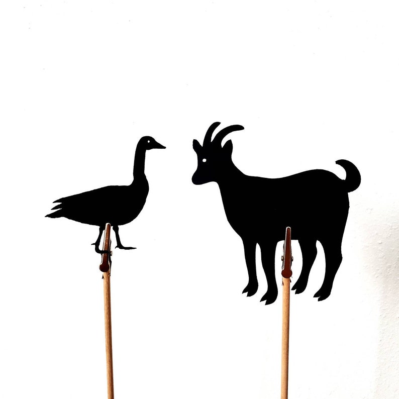 Shadow Puppets Farmer, Shadow Puppet Theater - Etsy