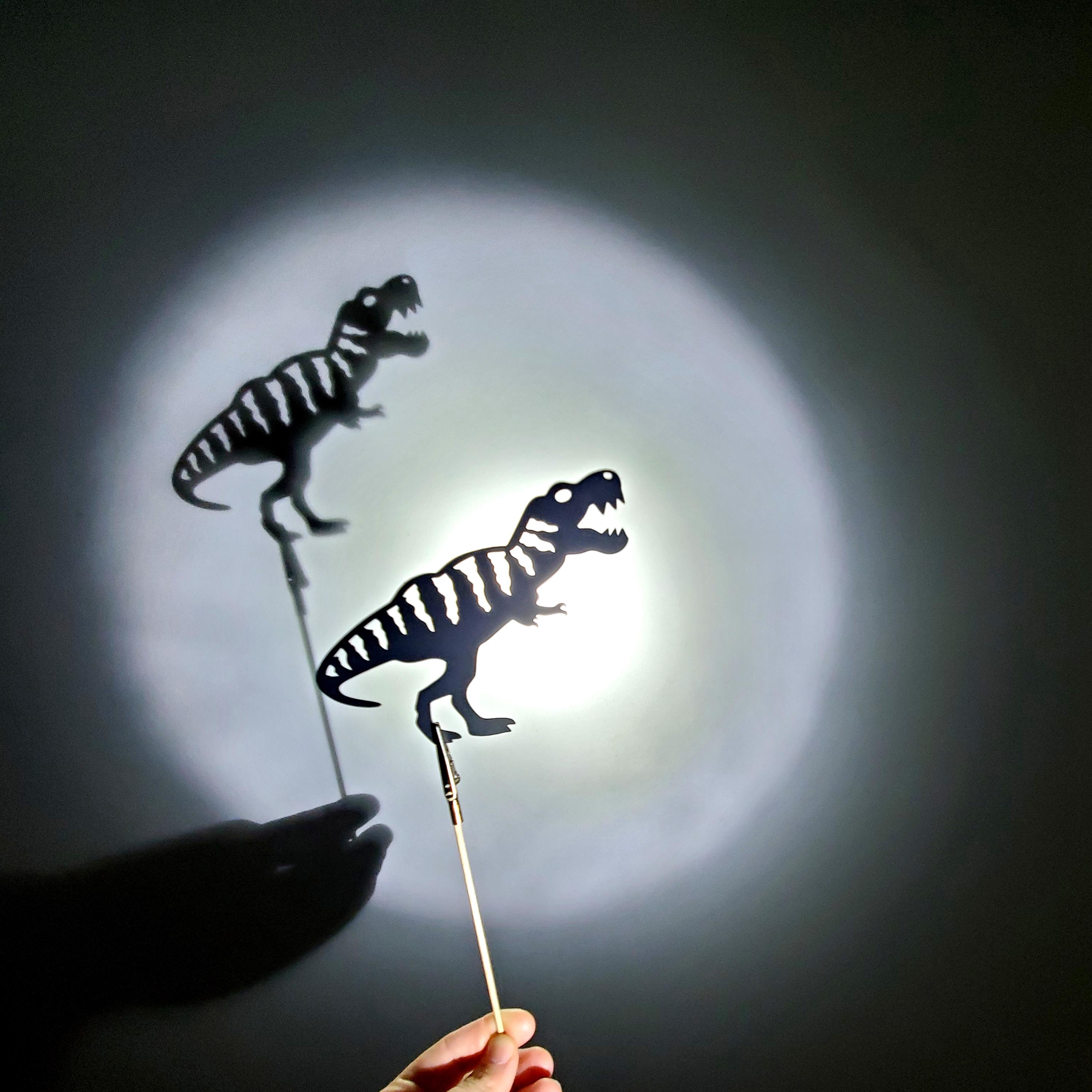 Dinosaur Shadow Puppets - Etsy