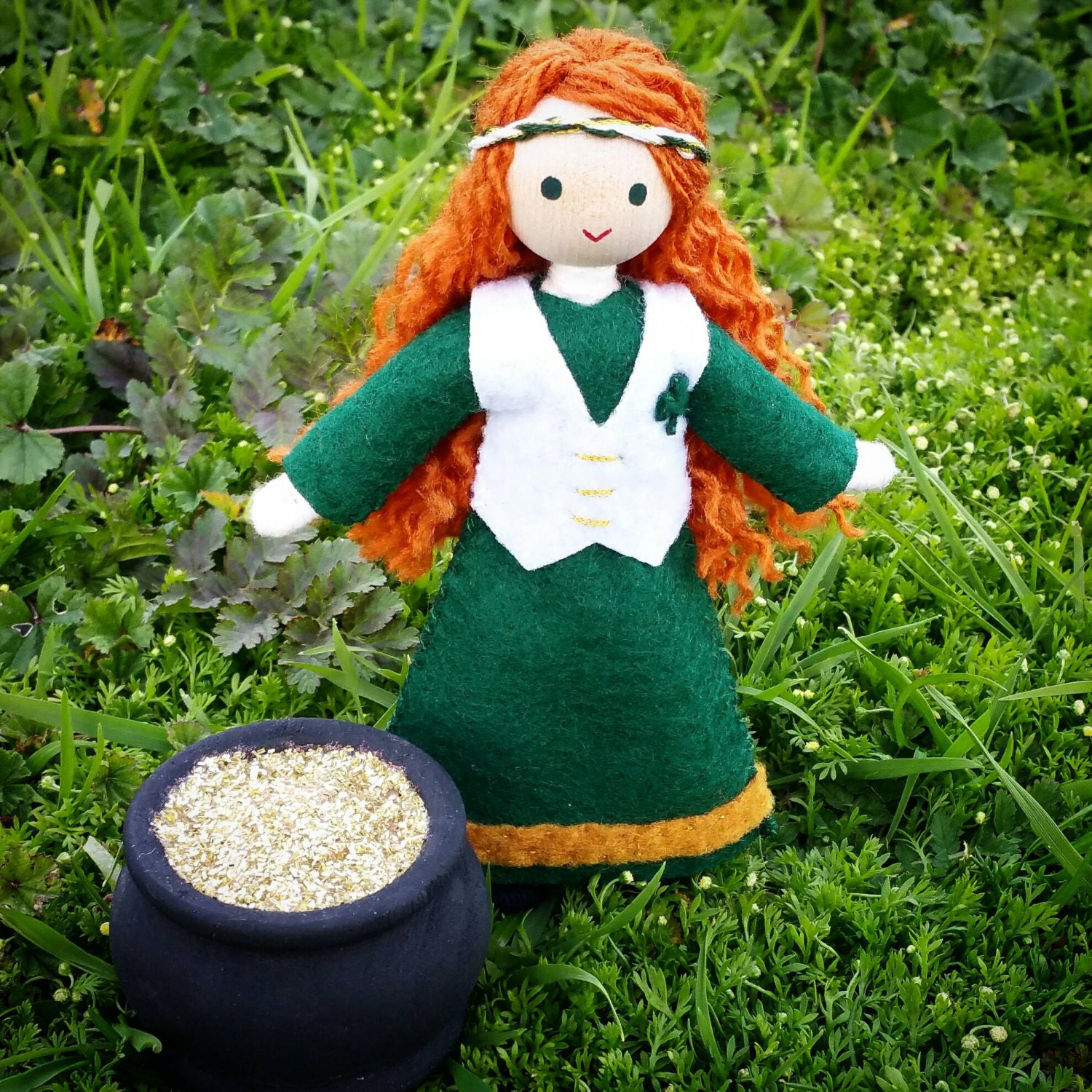 Leprechaun Doll St. Patrick's Day Leprechaun Girl - Etsy Canada