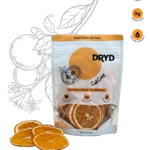 DRYD Cali Crisp | Dehydrated Orange Slices | All- Natural Dried Fruit ...