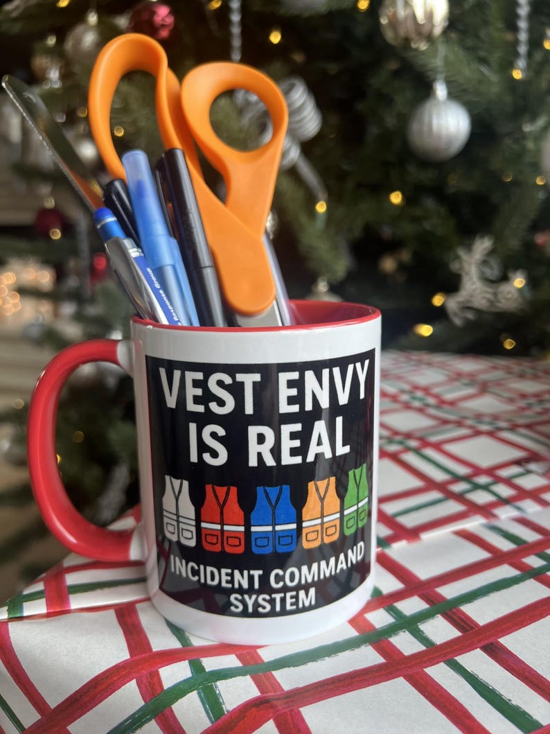 Vest Envy Mug: Funny Incident Command System Coffee Cup Gift - Etsy