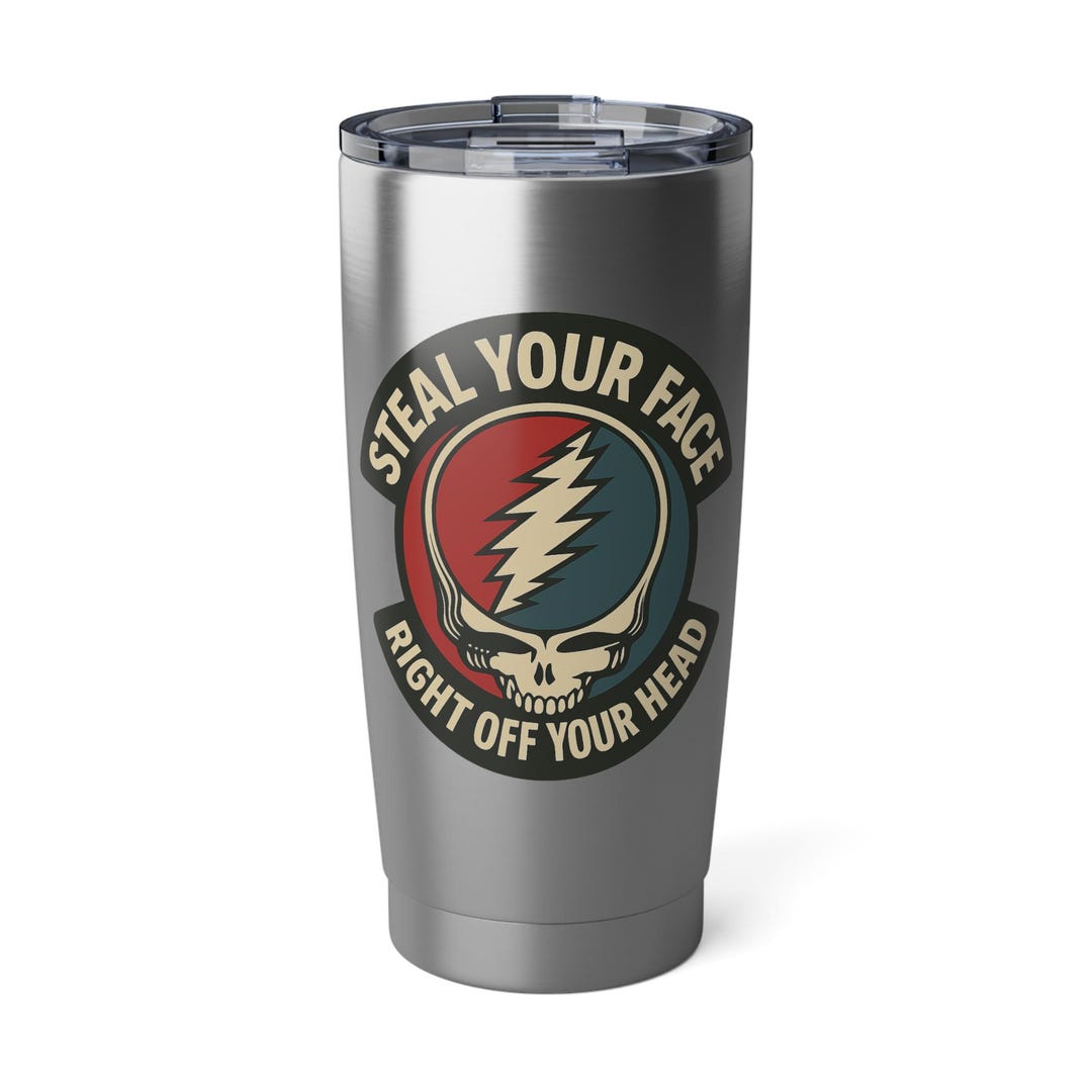 Steal Your Face Tumbler | Grateful Dead Vacuum Insulated Cup | Deadhead ...