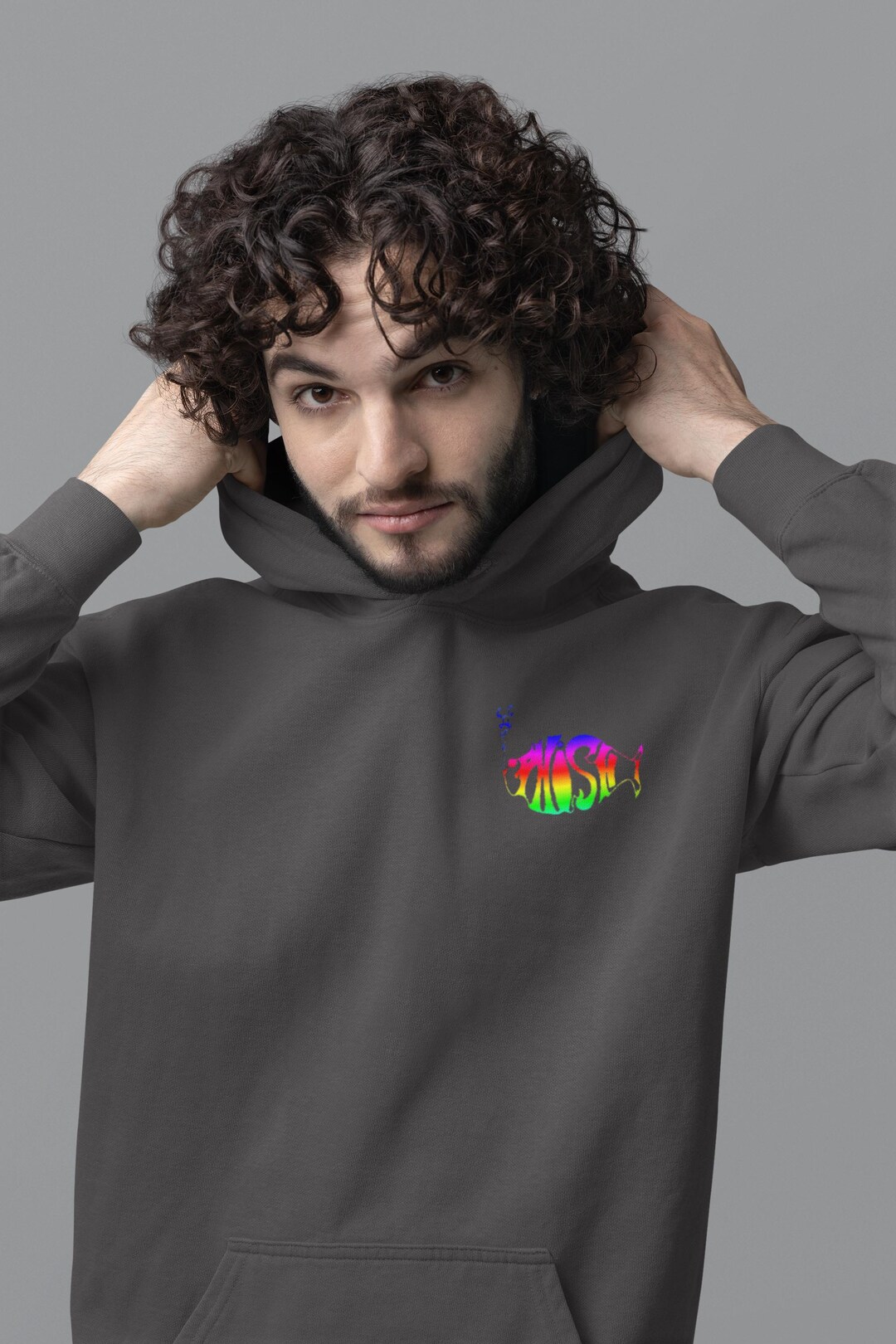 Retro Phish Hoodie: Comfort Colors Heavyweight Sweatshirt - Etsy
