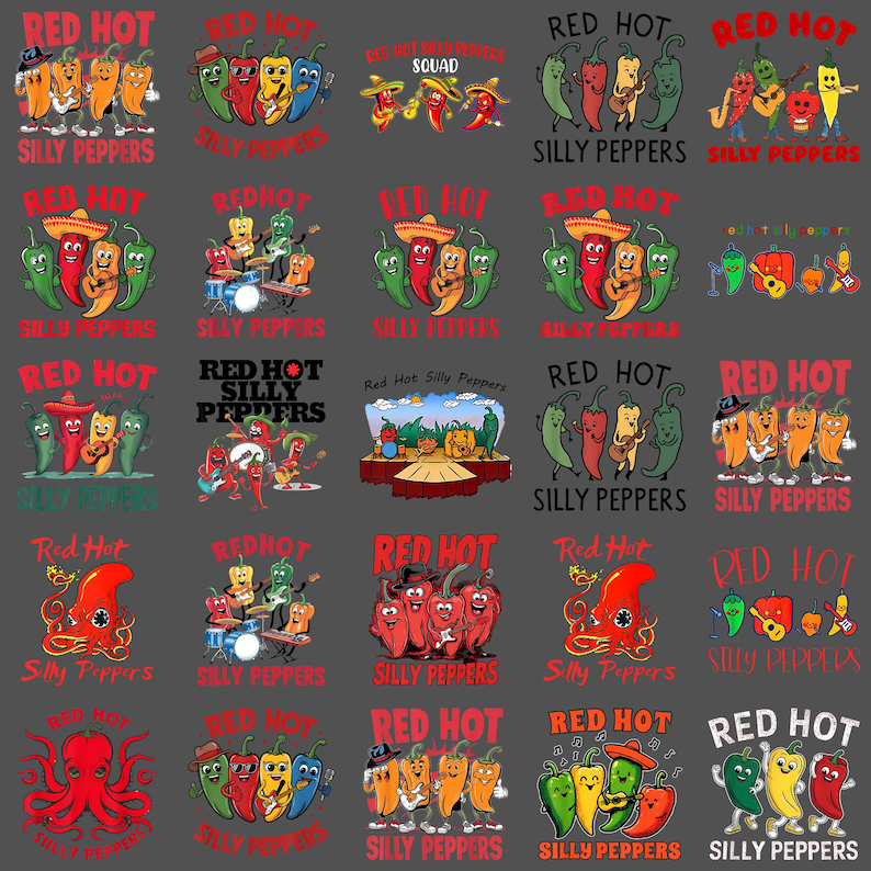Red Hot Silly Peppers PNG, Funny Sarcastic Food Quote Clipart, Slay ...