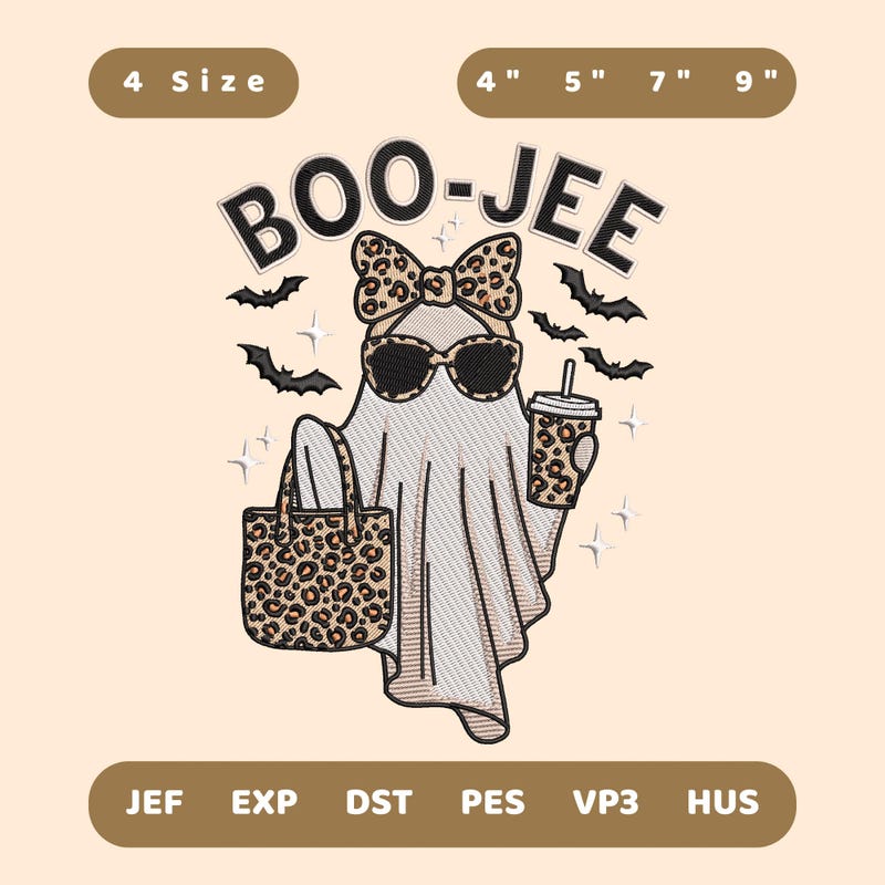 Embroidery Template Ghost - Etsy