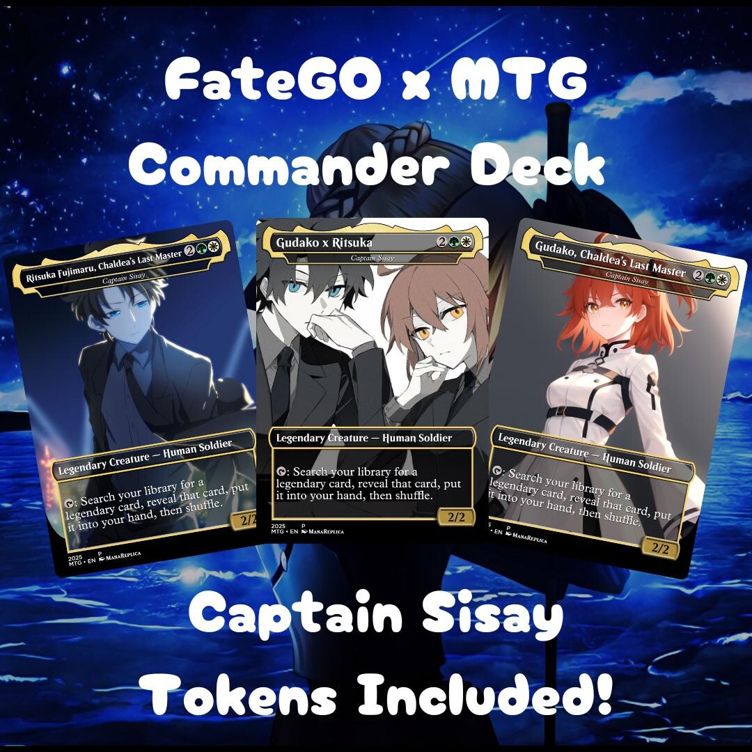 Captain Sisay - Fate Grand Order MTG Commander Proxy Deck With Tokens ...