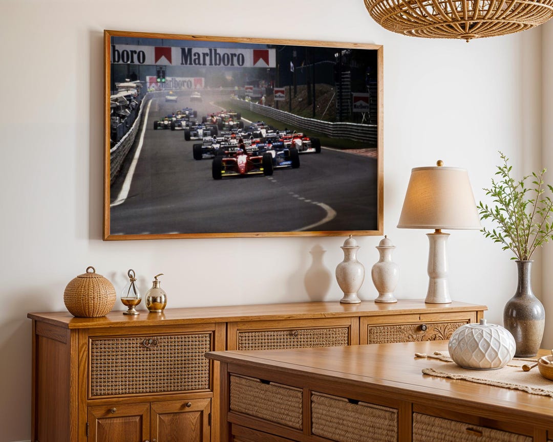 Matte Horizontal F1 Racing Poster - Etsy