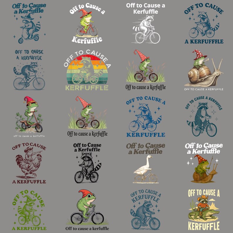 Off to Cause a Kerfuffle PNG, Funny Sarcastic Quote Clipart, Humor Meme ...