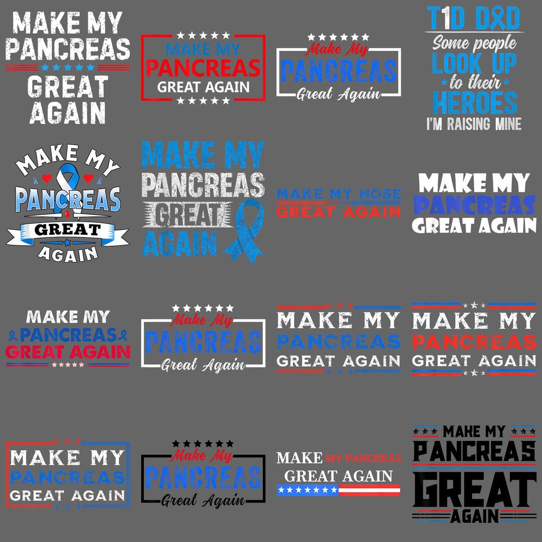 Make My Pancreas Great Again PNG – Funny Diabetes Awareness Humor ...