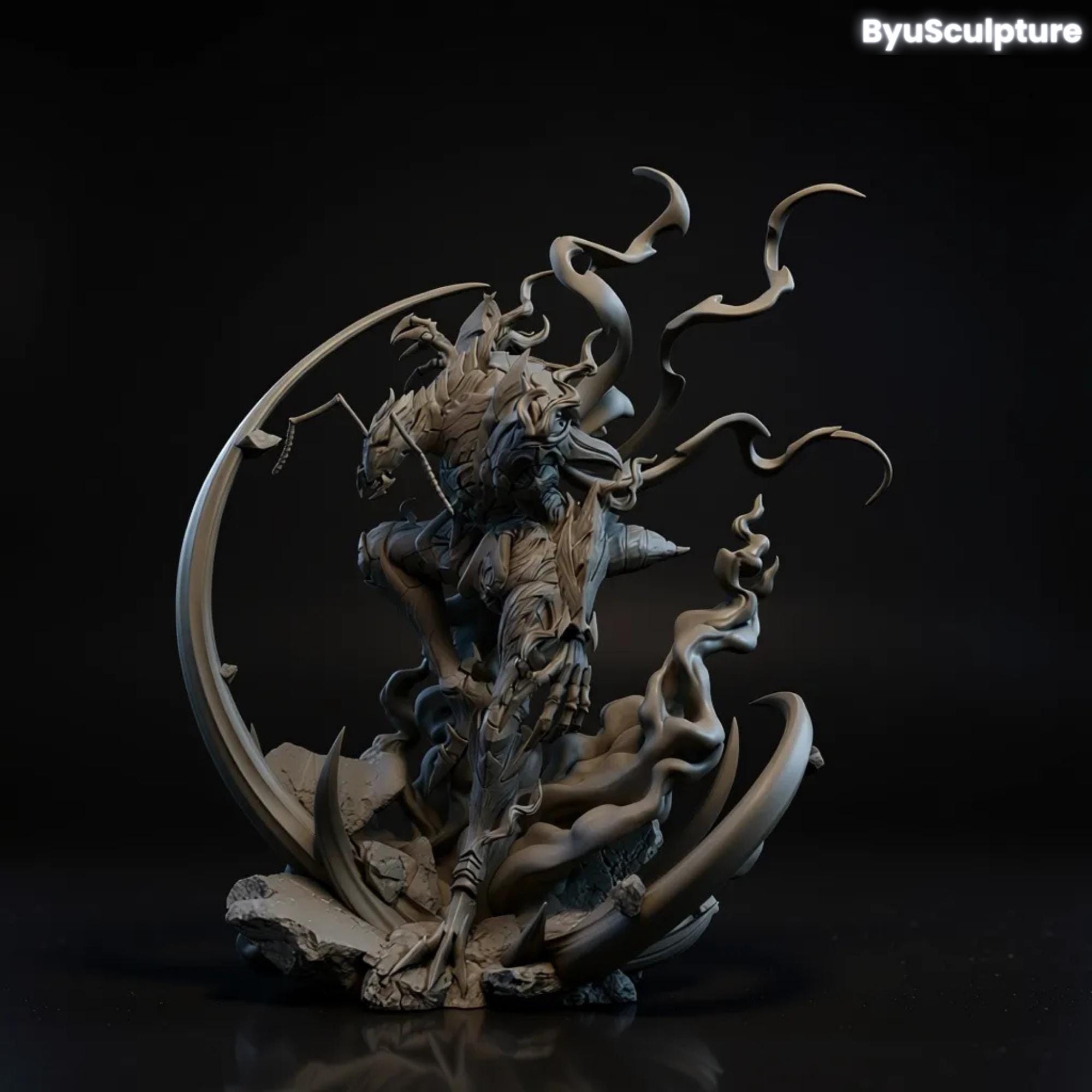 Shadow Beru Solo Leveling STL 3D Print Model | Full Statue & Bust - Etsy