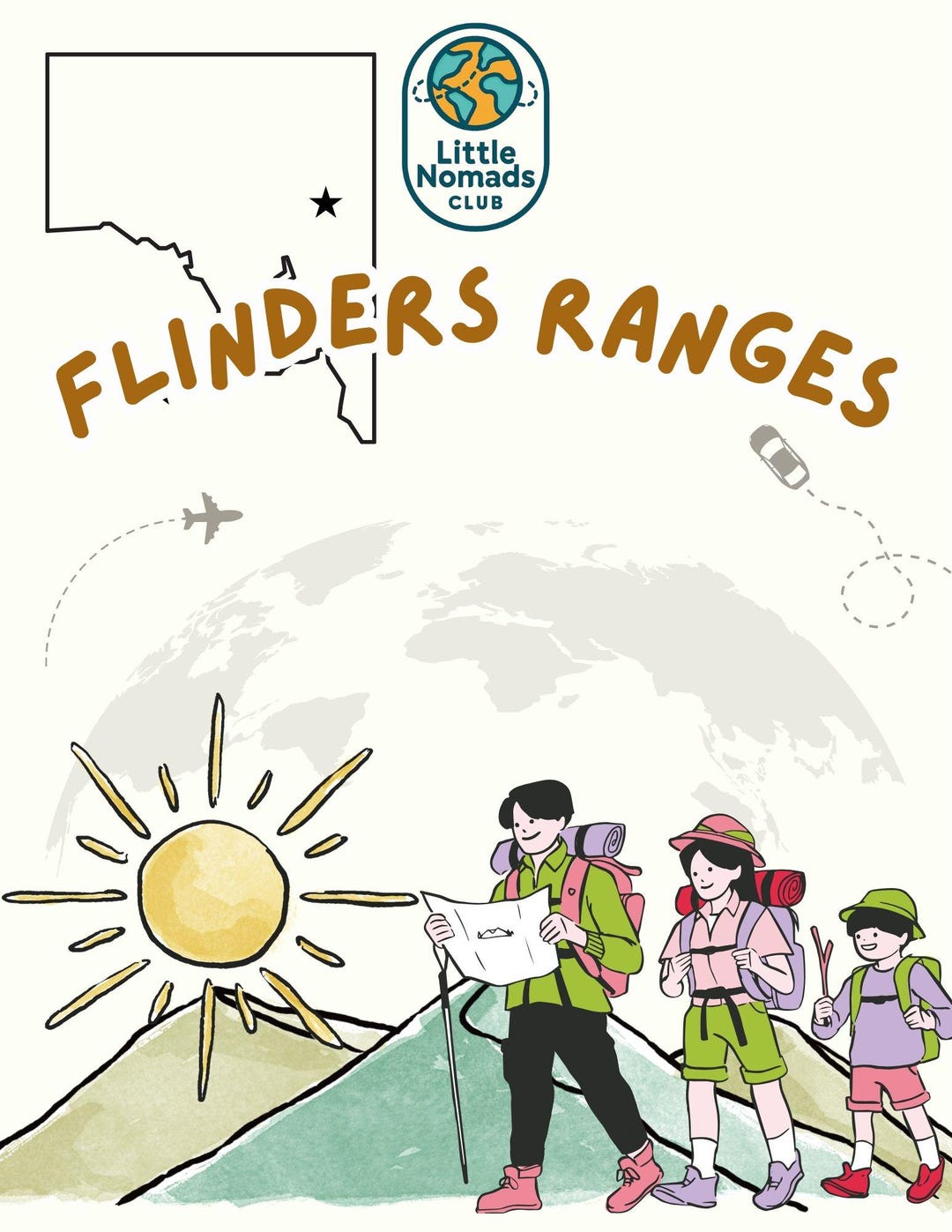 Printable Kids Activity Book - Flinders Ranges - Etsy