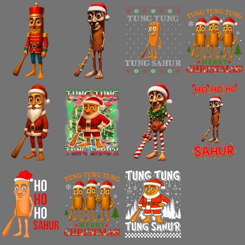 Tung Tung Tung Sahur Christmas - Etsy