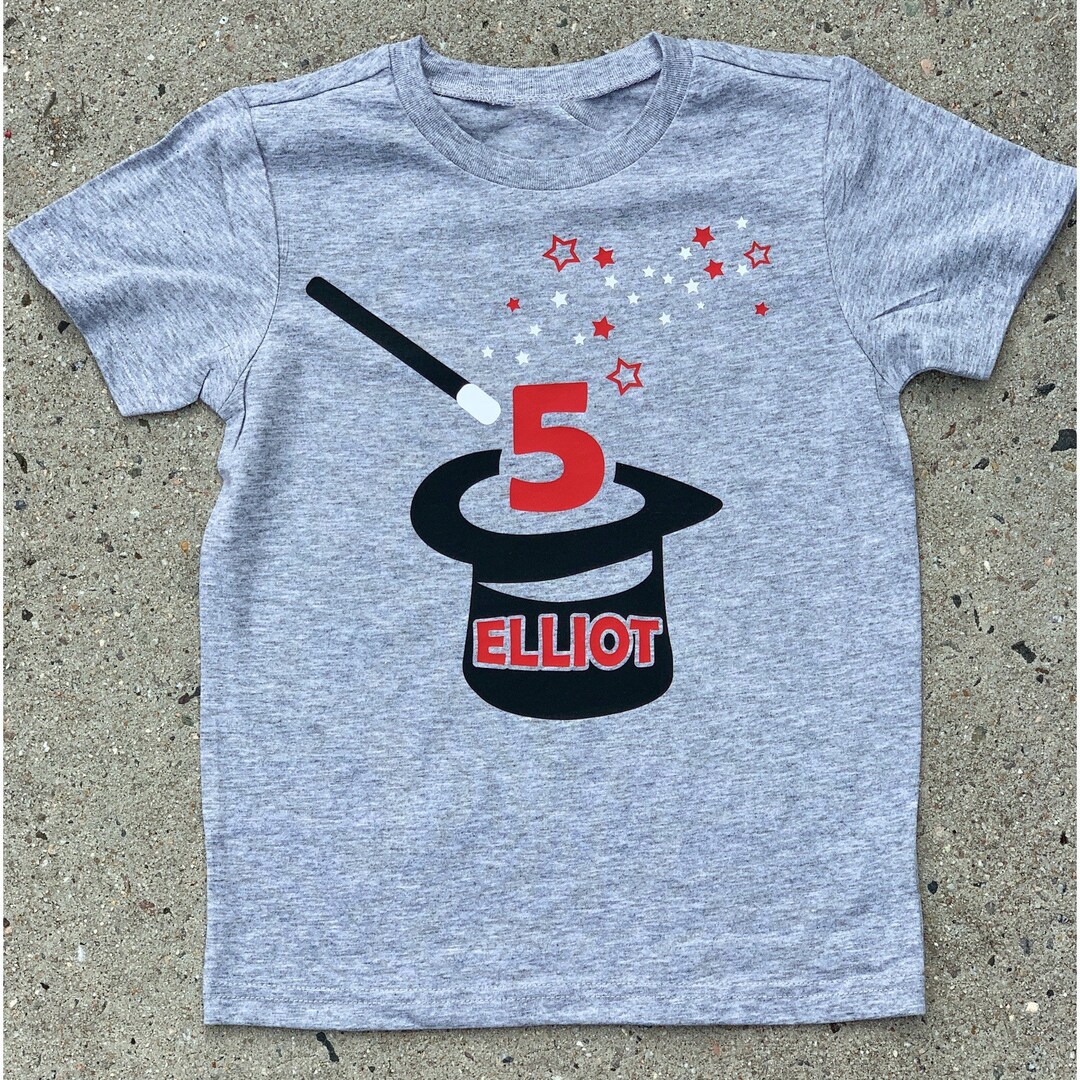 Magician Shirt magic Wand Birthday Shirt Pick Your Colors - Etsy