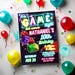 Game Night Birthday Invitation | Customizable Game Party Invite | Fun ...