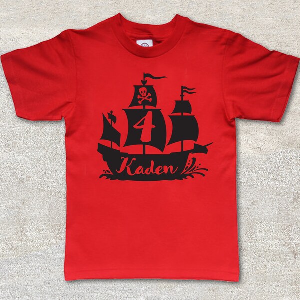 Girls Pirate Shirt - Etsy