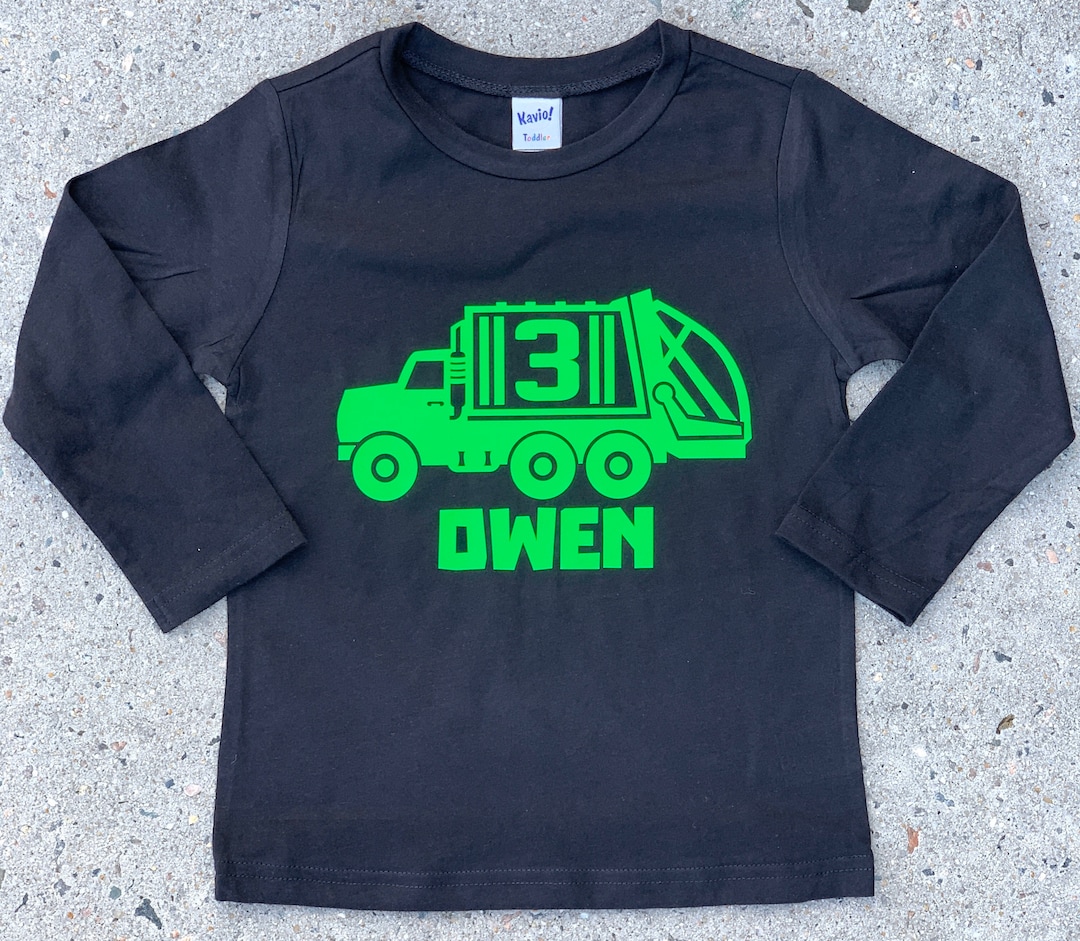 Garbage Recycling Truck Shirt Long Sleeve Tshirt - Etsy