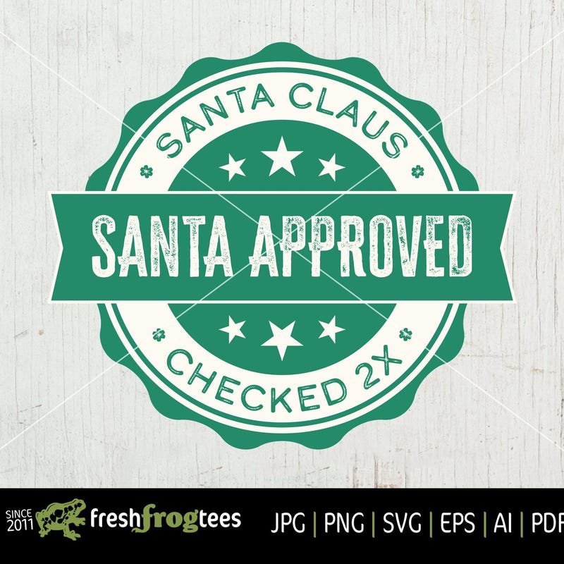 Santa Approved - Etsy