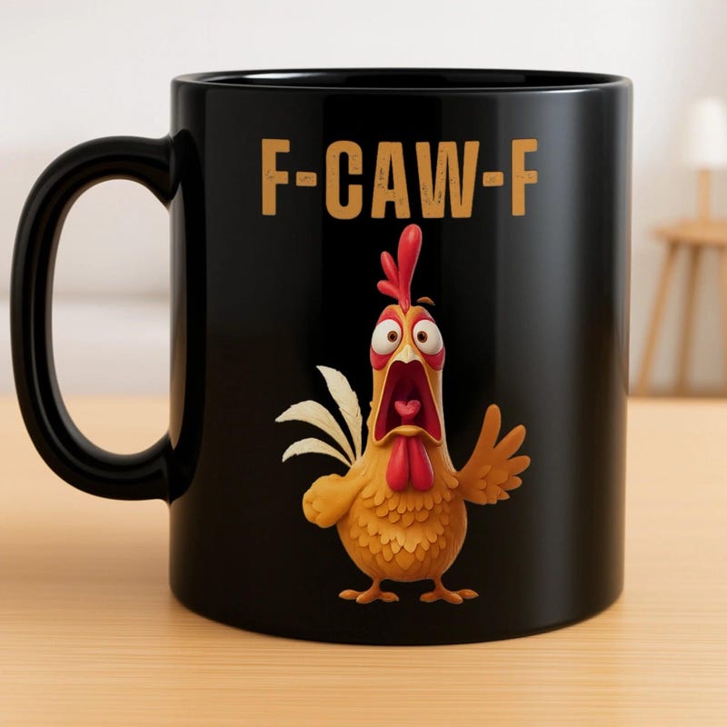 F Caw F Coffee Mug With Sound - Etsy