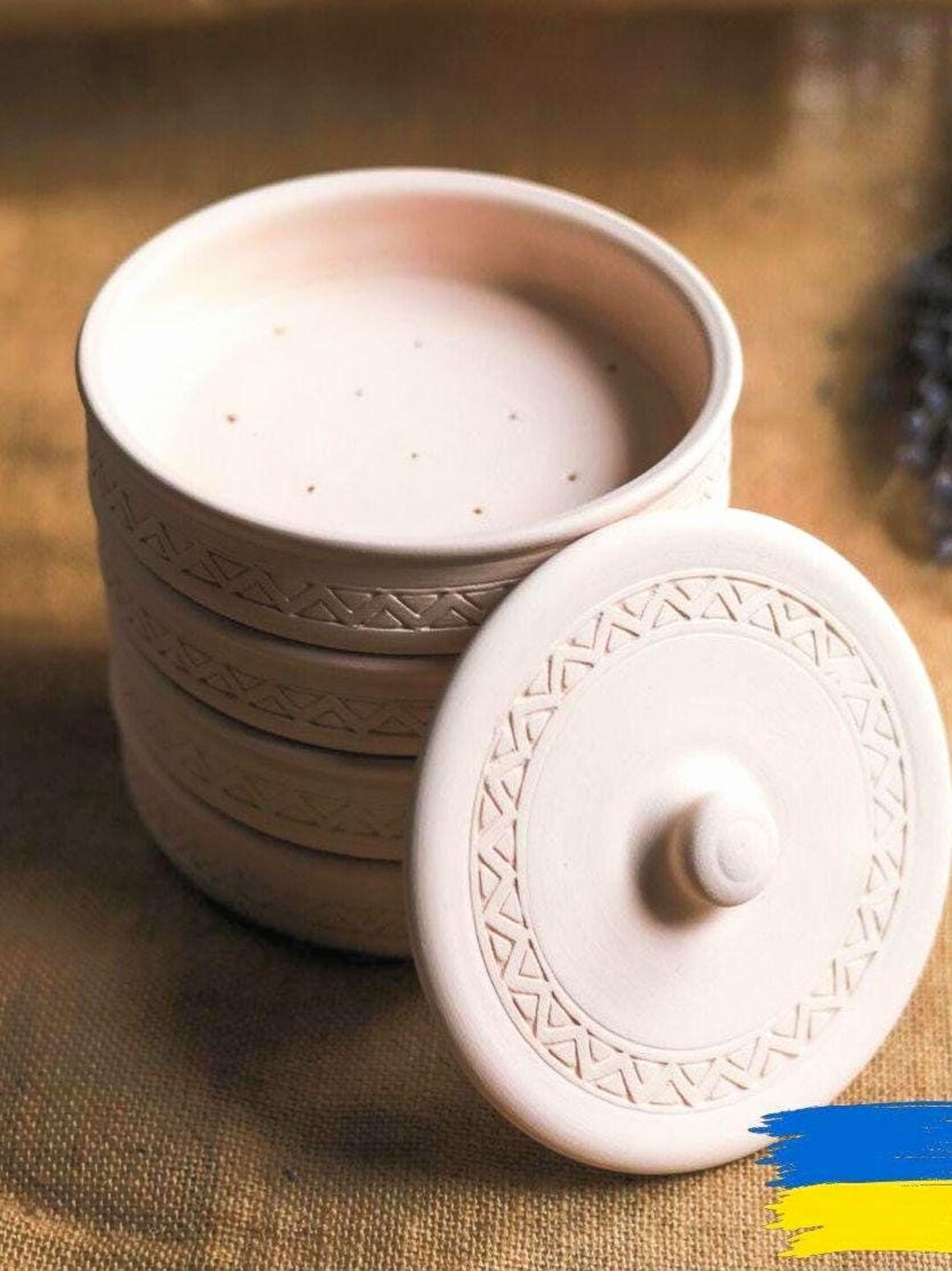 Handmade Ceramic Seed Sprouter Kit: White Clay Microgreens Grower - Etsy
