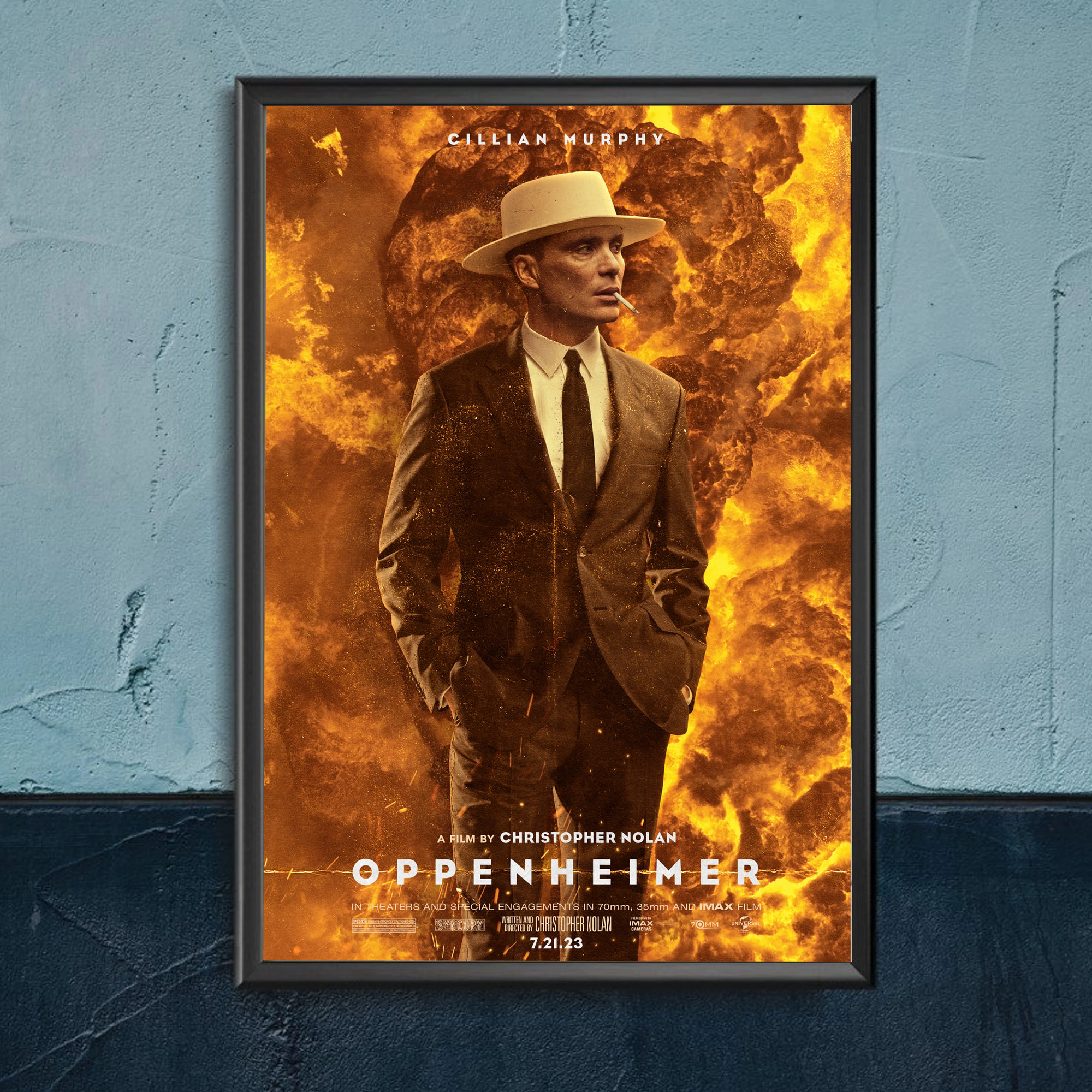 Oppenheimer The World Forever Changes Christopher Nolan Poster, Oppenheimer Poster