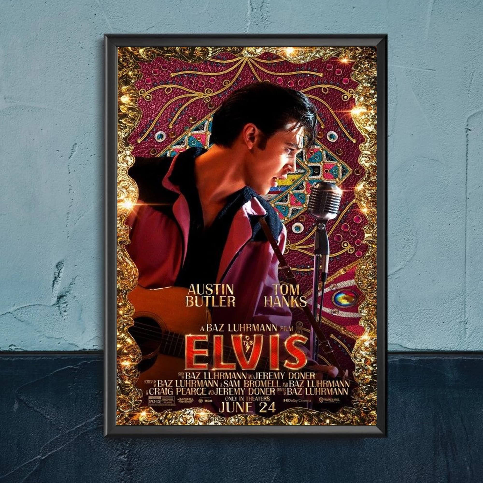 Light Up Elvis Movie Poster