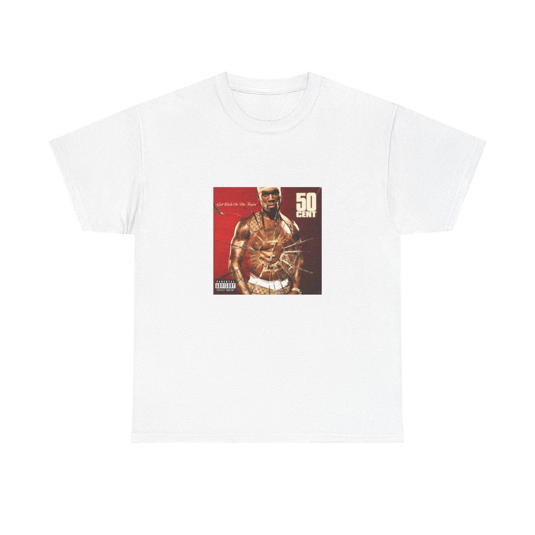 50 Cent 'get Rich or Die Tryin'' Album Art T-shirt - Etsy