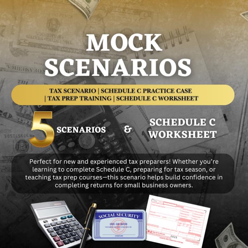 Tax Prep Practice - Etsy