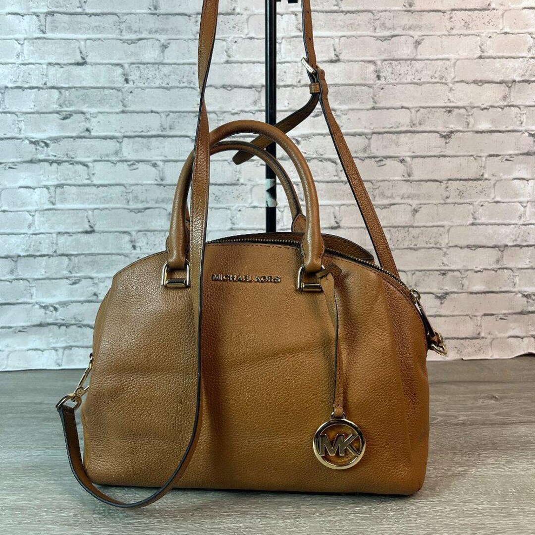 Michael Michael Kors Maxine Medium Pebbled Leather Dome Satchel - Etsy