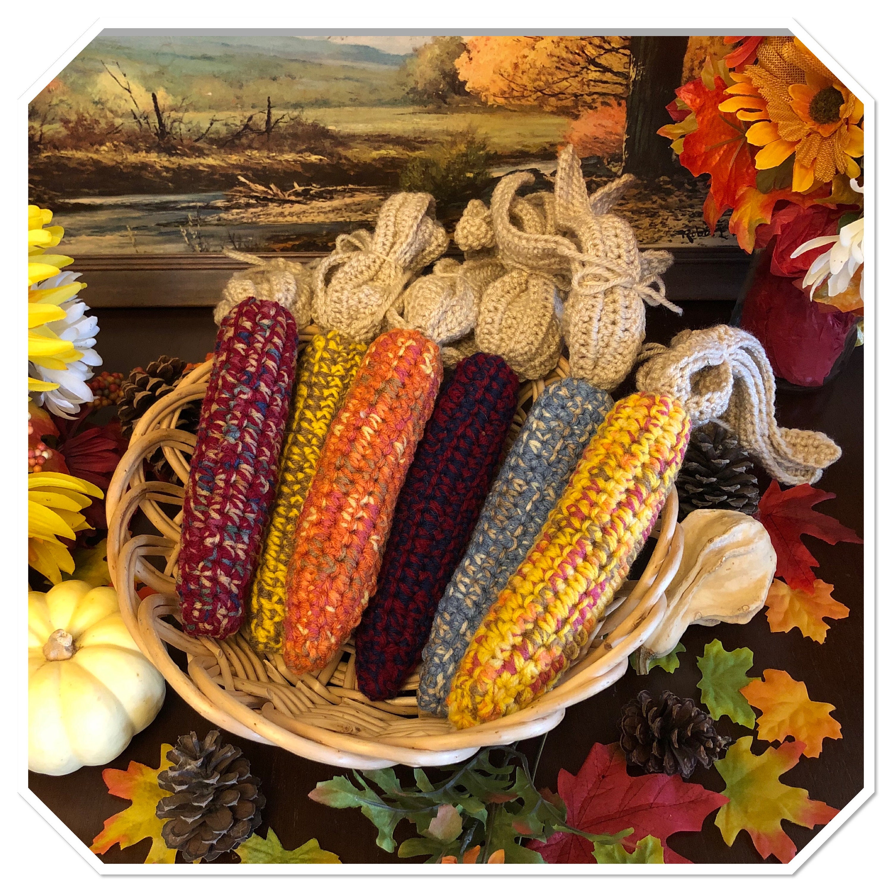 Indian Corn Crochet Pattern - Etsy