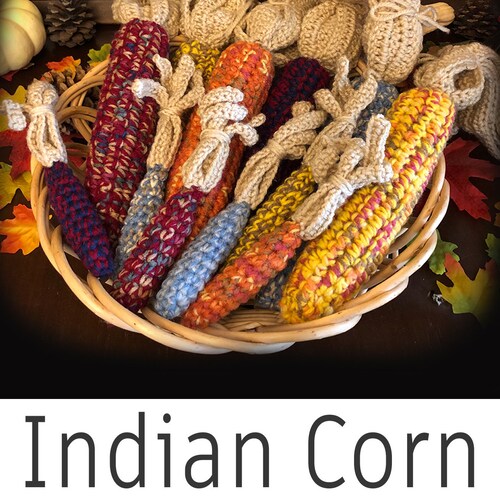 Indian Corn Crochet Pattern - Etsy