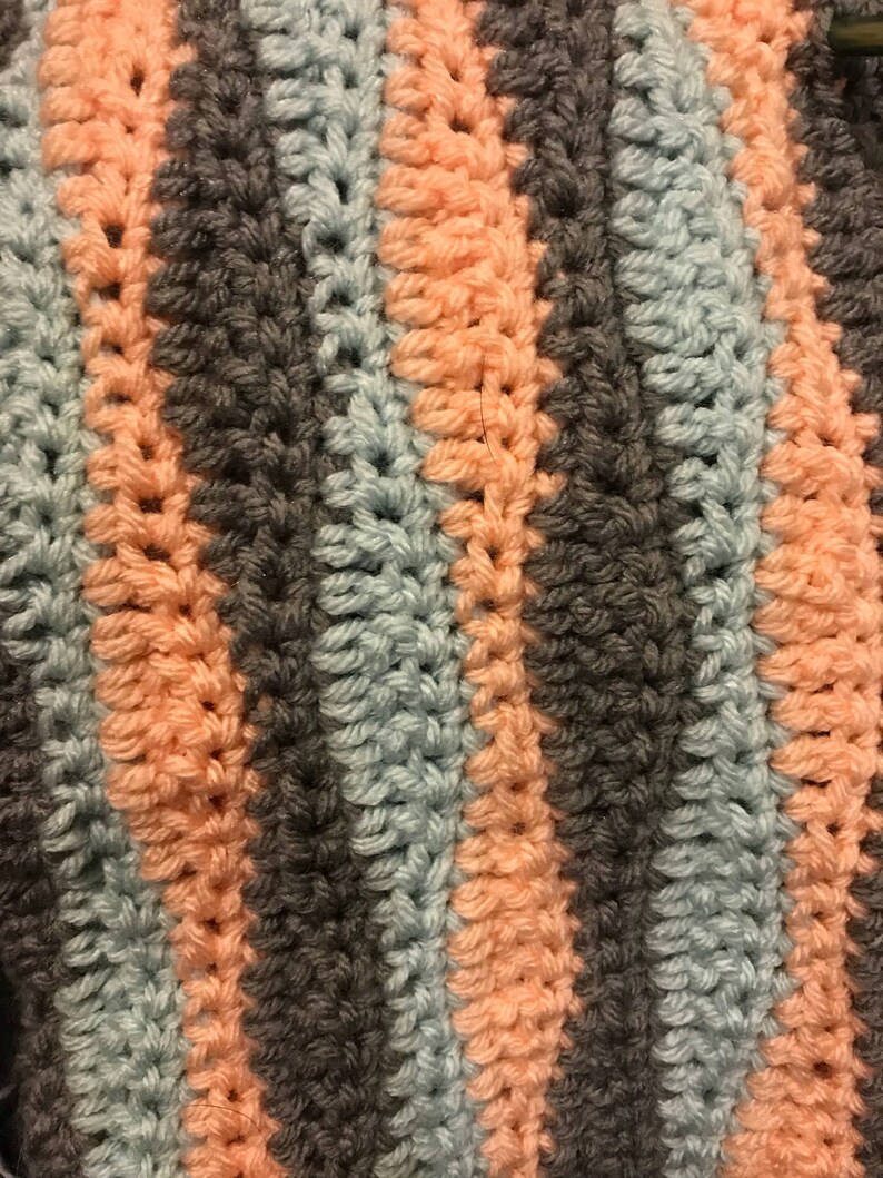 Beginner Crochet Wavy Scarf or Blanket Pattern - Etsy