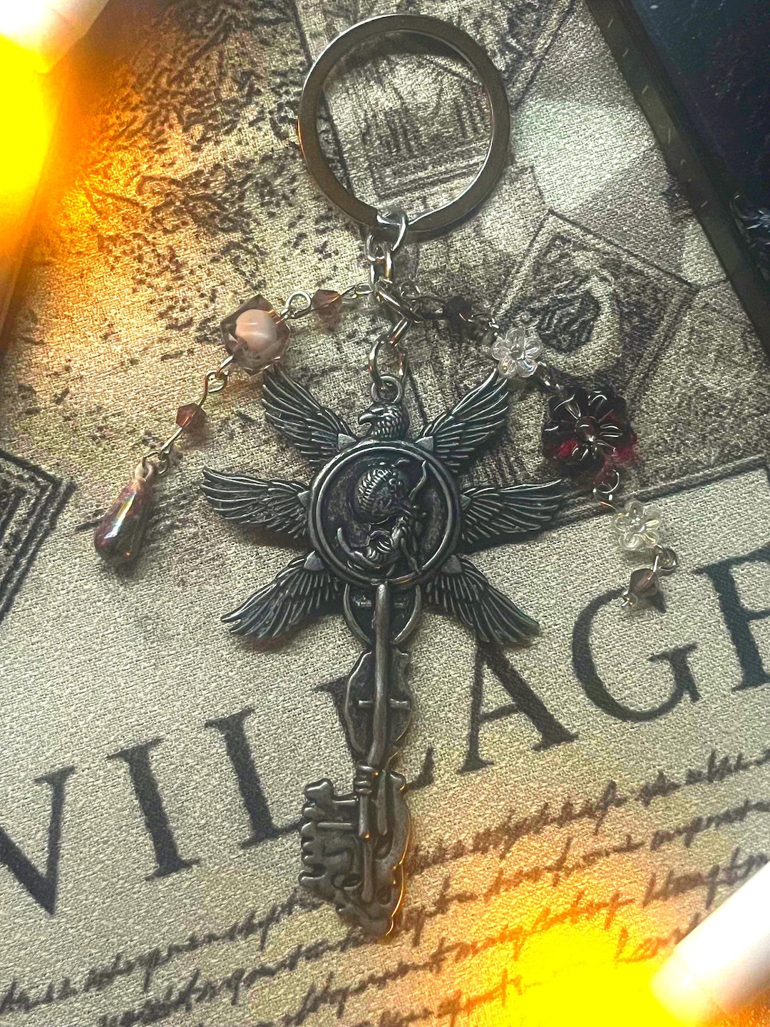 Resident Evil Village Beaded Keychain - Etsy