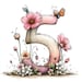 Birthday Watercolor Numbers – Cute JPG Illustration Set – Ideal for Printables & Party Designs ...