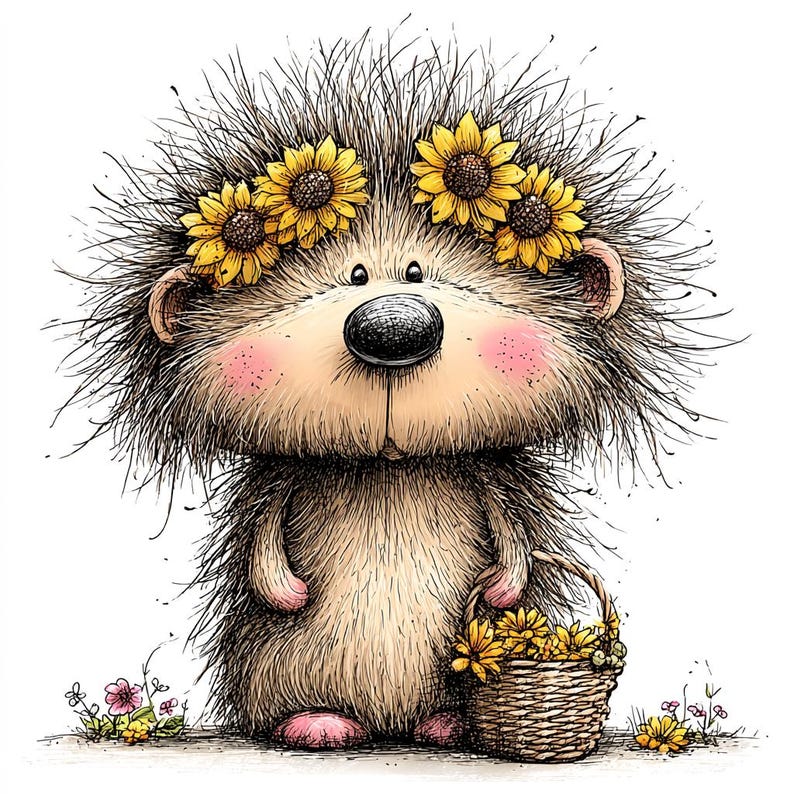 31 JPG Whimsical Spring Woodland Animals Clipart – Bear, Fox & Deer ...