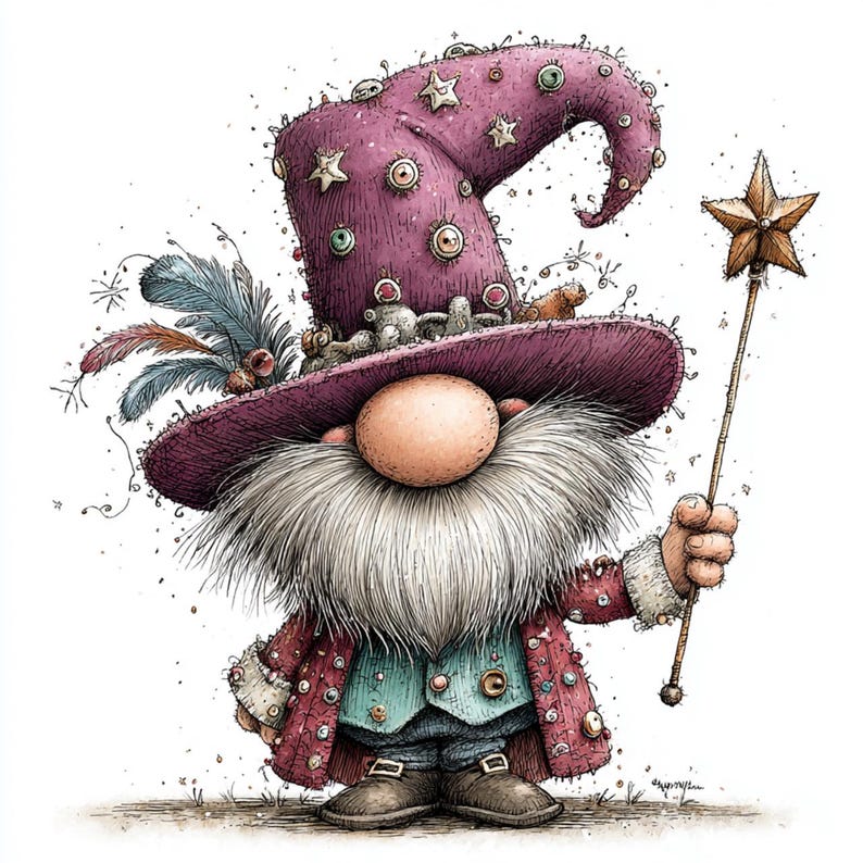 40 JPG Whimsical Gnome Mardi Gras Clipart – Cute Carnival Gnomes JPG - Etsy