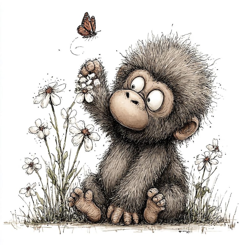 29 JPG Whimsical Safari Animals Clipart – Cute Lion, Zebra Giraffe JPG ...