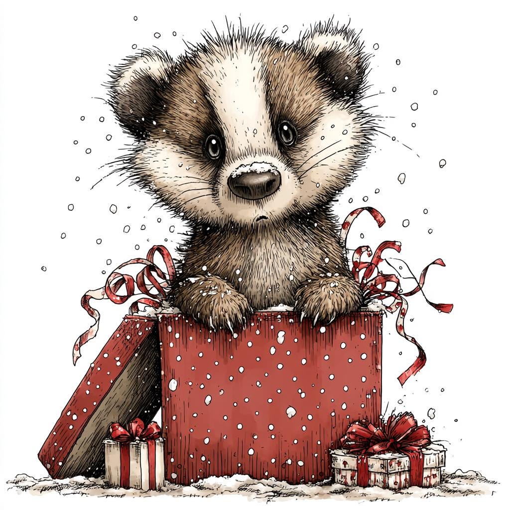 Woodland Christmas Animals Clipart – Holiday Illustration Bundle ...