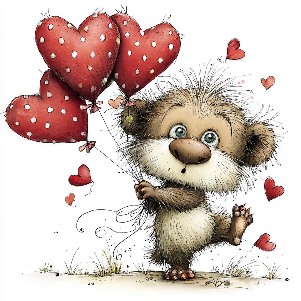 41 JPG Valentine Safari Animals Clipart – Cute Jungle Animals ...