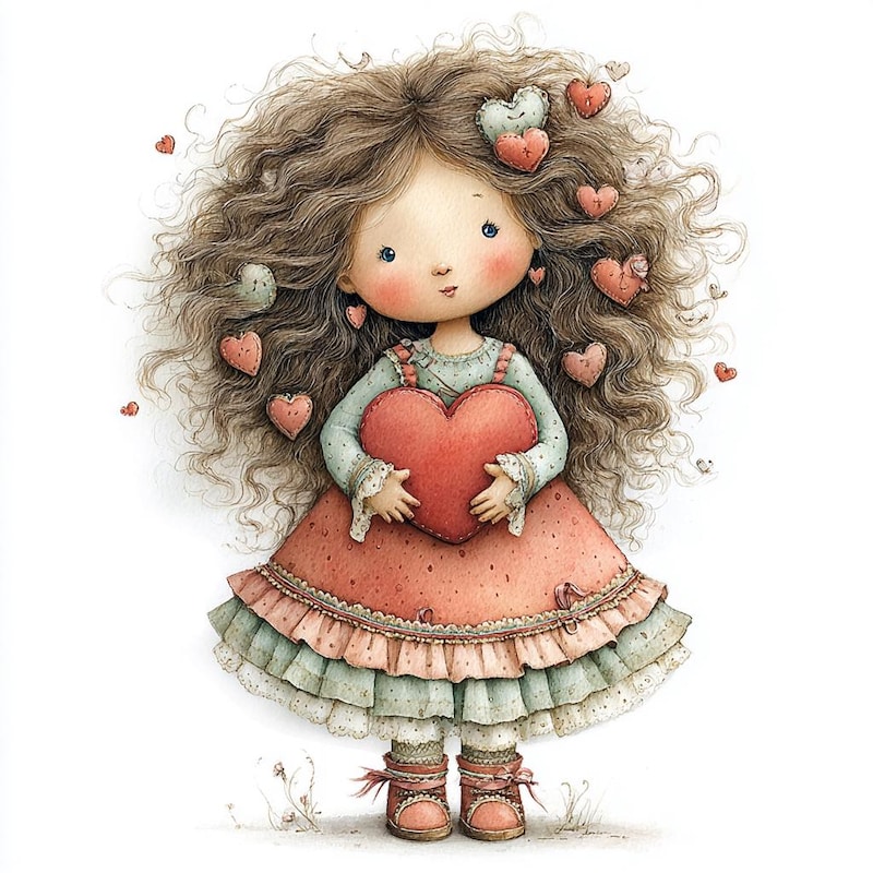 Valentine Quirky Clipart - Etsy