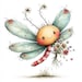 34 JPG Whimsical Spring Dragonfly Clipart – Cute Quirky Dragonfly Bug ...