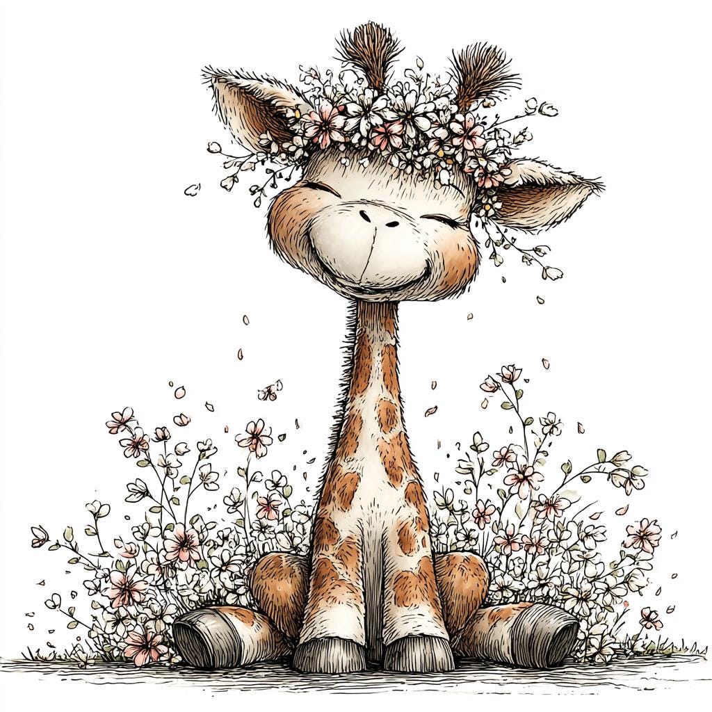 29 JPG Whimsical Safari Animals Clipart – Cute Lion, Zebra Giraffe JPG ...