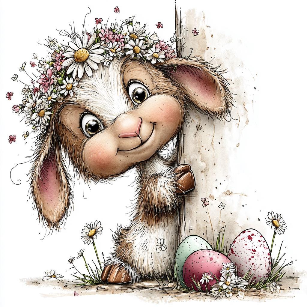 Spring Peeking Animals Clipart Bundle, Easter Peeking Critters JPG Set ...