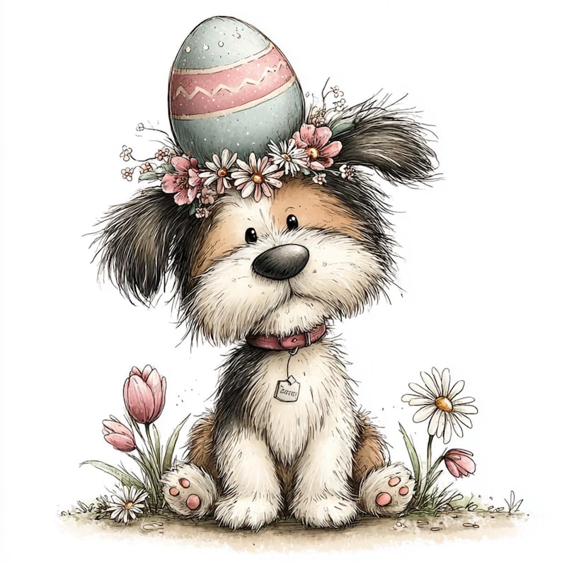 28 JPG Watercolor Easter Clipart – Cute Spring Animals Illustration ...