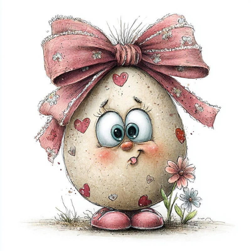 Funny Easter Clipart - Etsy
