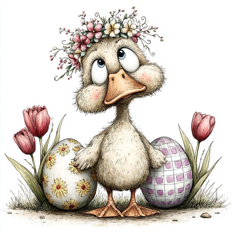 28 JPG Watercolor Easter Clipart – Cute Spring Animals Illustration ...