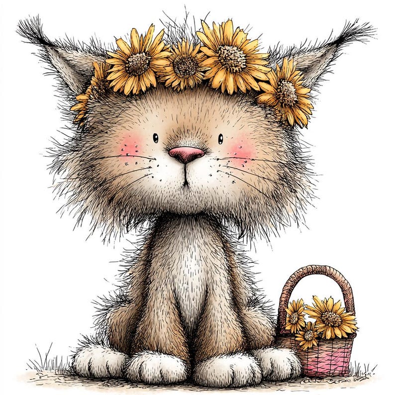 31 JPG Whimsical Spring Woodland Animals Clipart – Bear, Fox & Deer ...