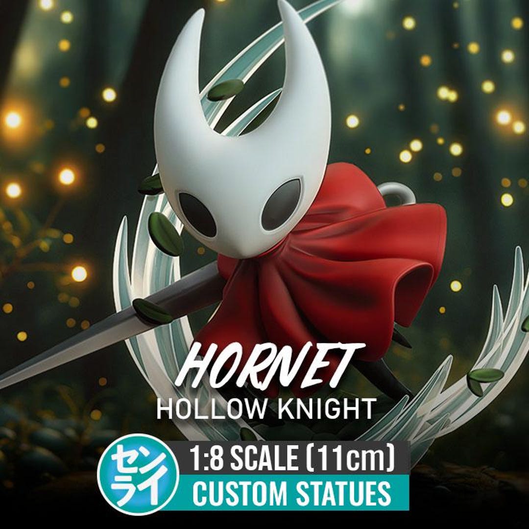 Hornet Resin Figure – Hollow Knight Silksong Collectible | Custom Scale ...