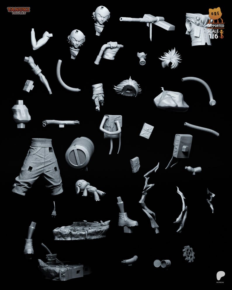 Rudo Resin Figure – Gachiakuta Collectible | Custom Scale Miniature ...