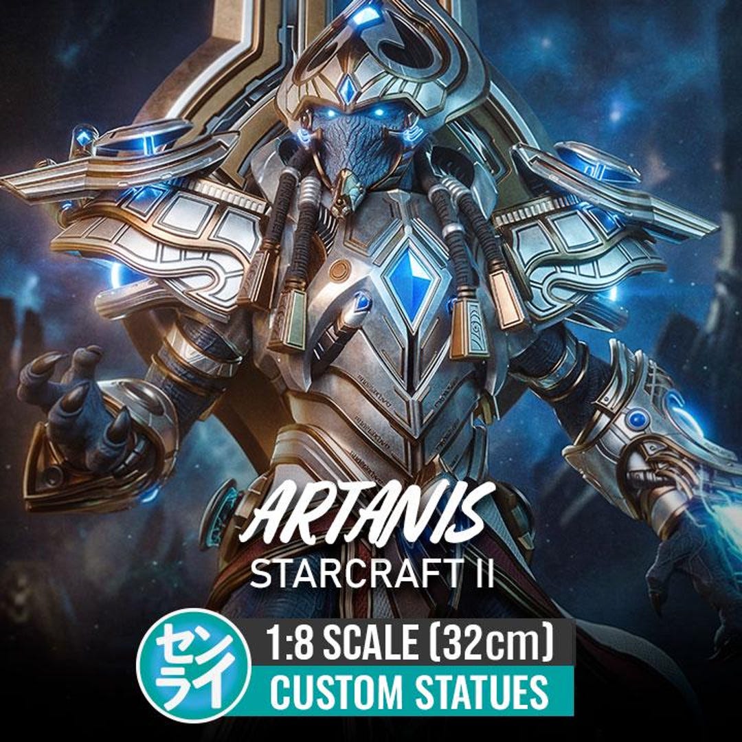 Artanis Resin Figure – Starcraft II Collectible | Custom Scale Statue ...